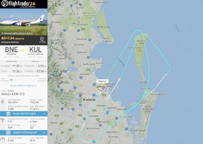 返吉隆坡遇技術問題 馬航折返澳洲布里斯本 | 2018-07-19 – 光明日报